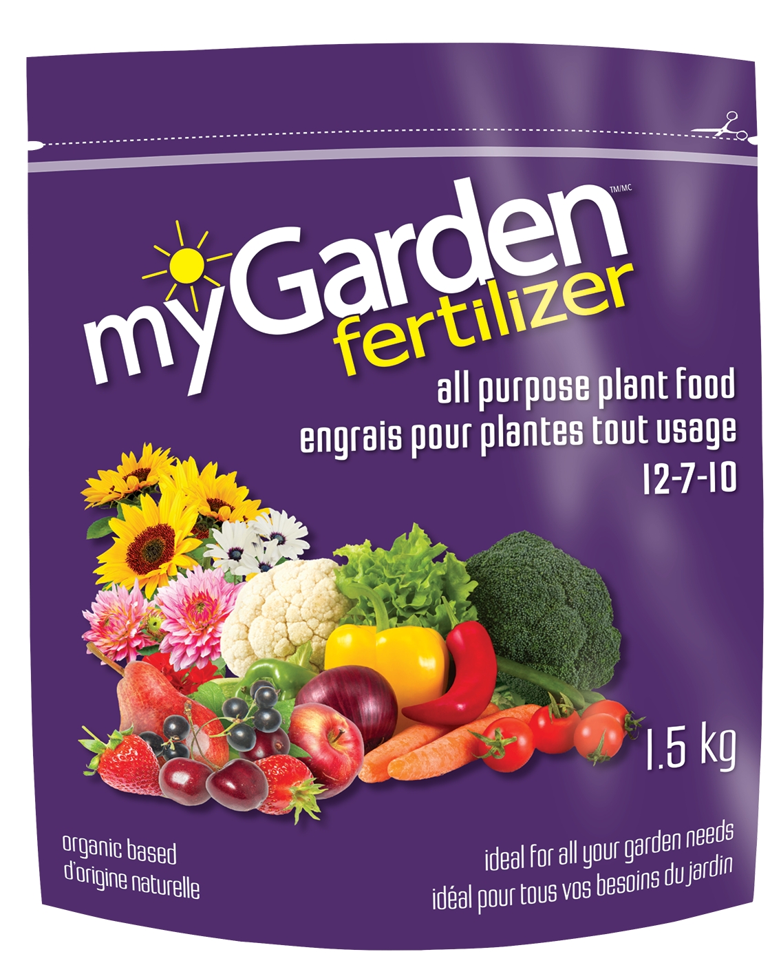 All Purpose 12-7-10 (8Ca-2S+0.5Mg) Org. Based 1.5Kg - My Soil | Cinnabar Valley Farms, Soil ...