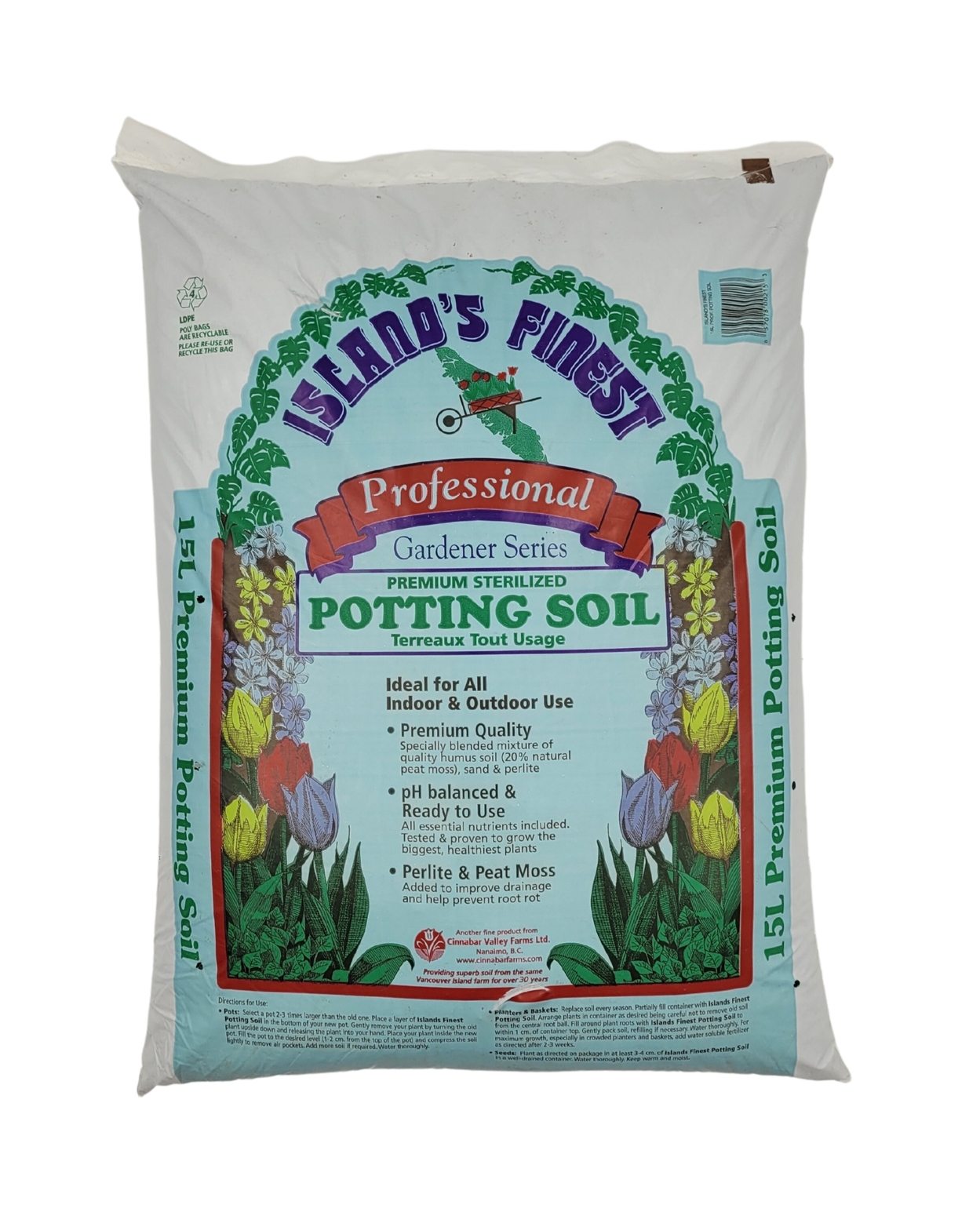 Island's Finest Potting Soil 15L - My Soil | Cinnabar Valley Farms ...