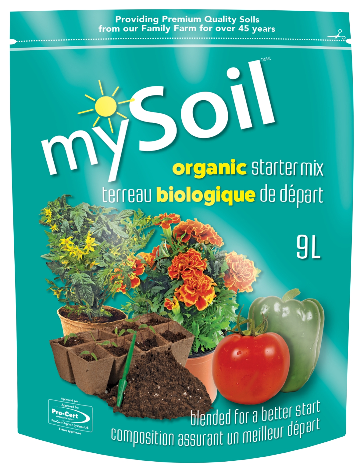 mySoil Organic Starter Mix 9L - My Soil | Cinnabar Valley Farms, Soil ...